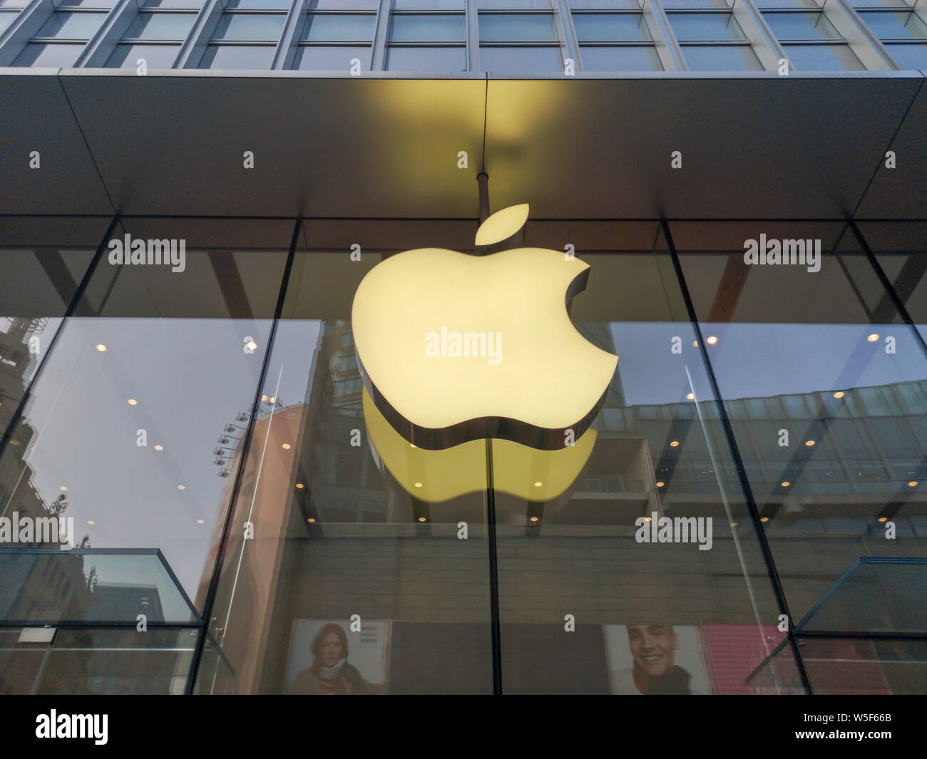 --FILE--View of an Apple store in Shanghai, China, 4 March 2019. Apple ...