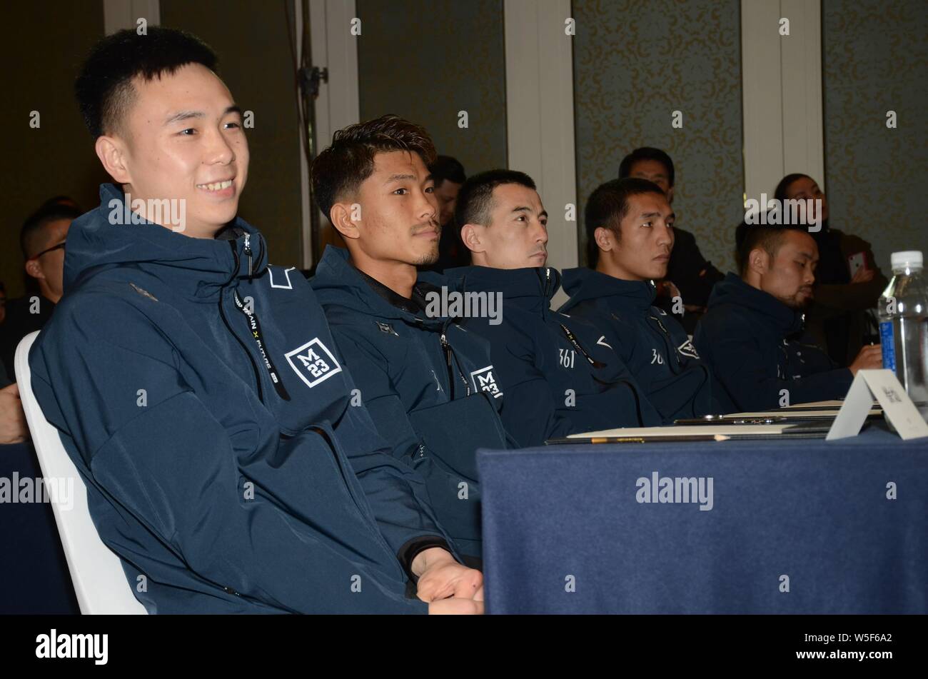 Japanese boxer Sho Kimura attends a press conference for the 4th World ...