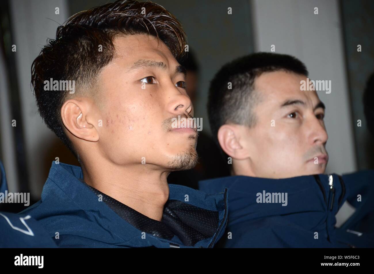 Japanese boxer Sho Kimura attends a press conference for the 4th World ...