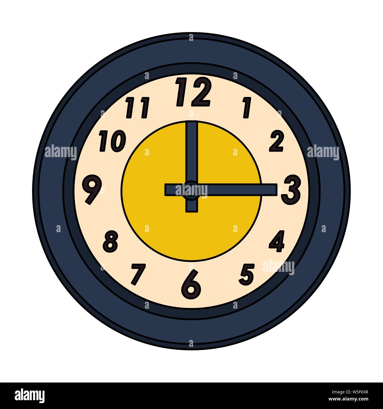 time clock watch alarm cartoon Stock Vector Image & Art - Alamy