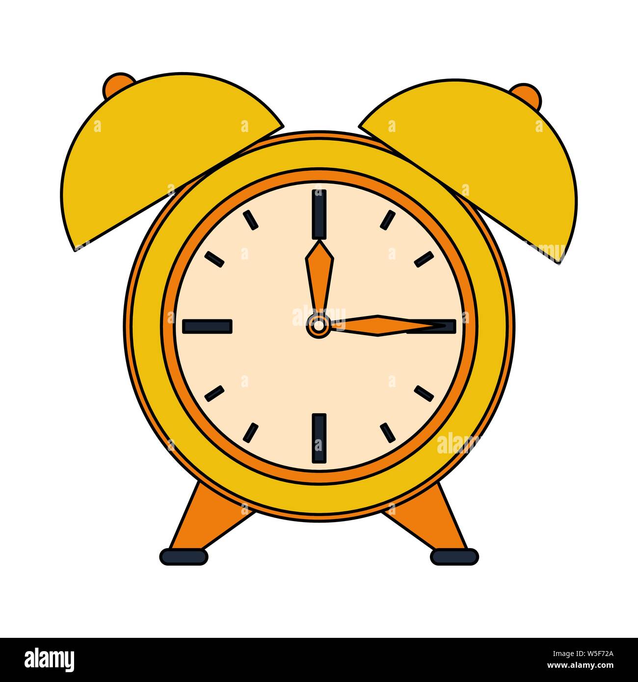 time clock watch alarm cartoon Stock Vector Image & Art - Alamy