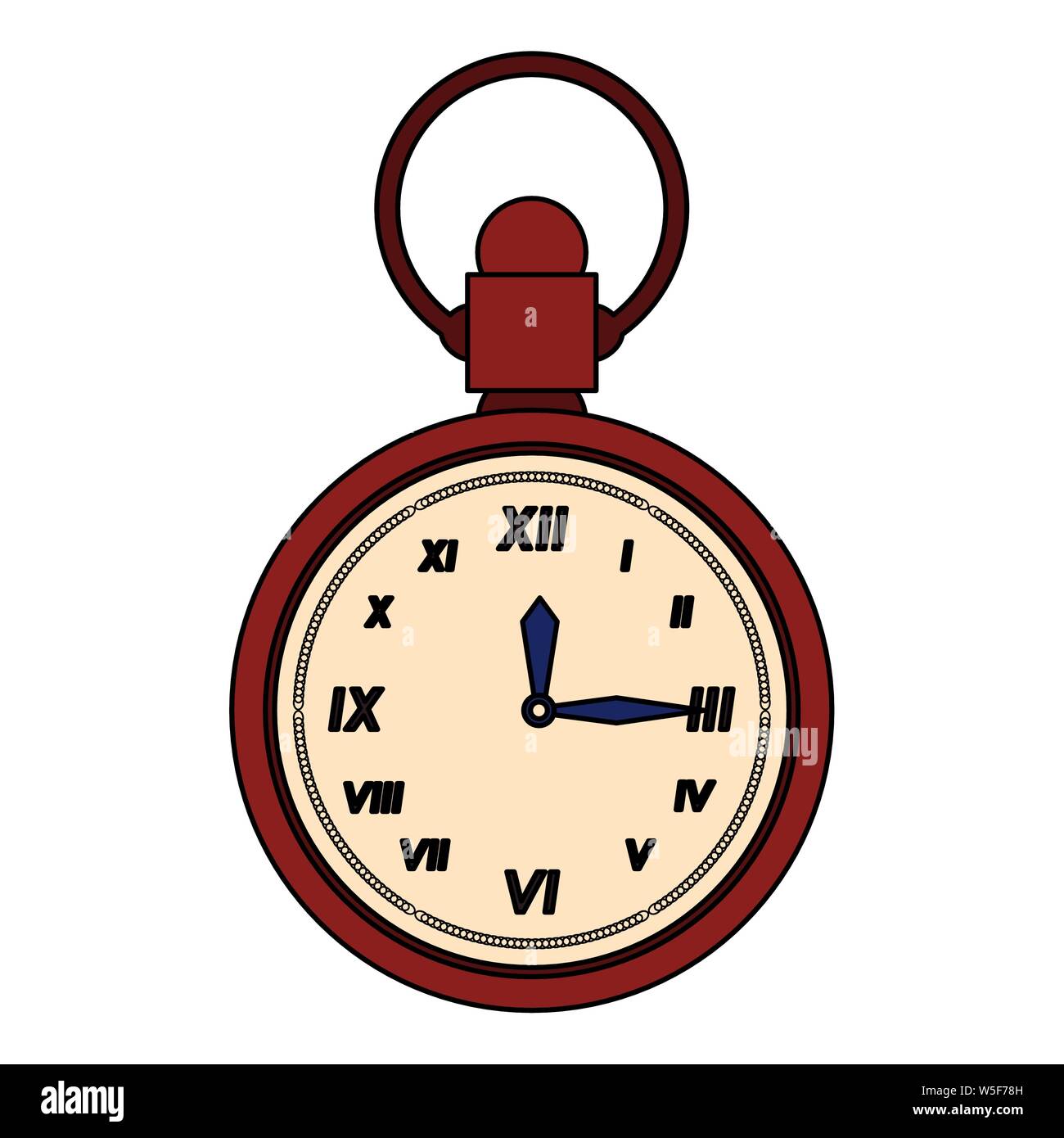 time clock watch alarm cartoon Stock Vector Image & Art - Alamy