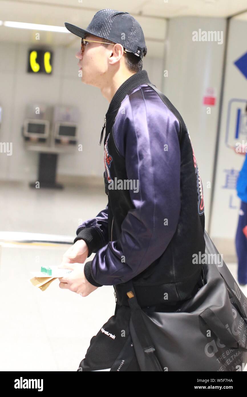 Chinese former world swimming champion Ning Zetao arrives at the ...