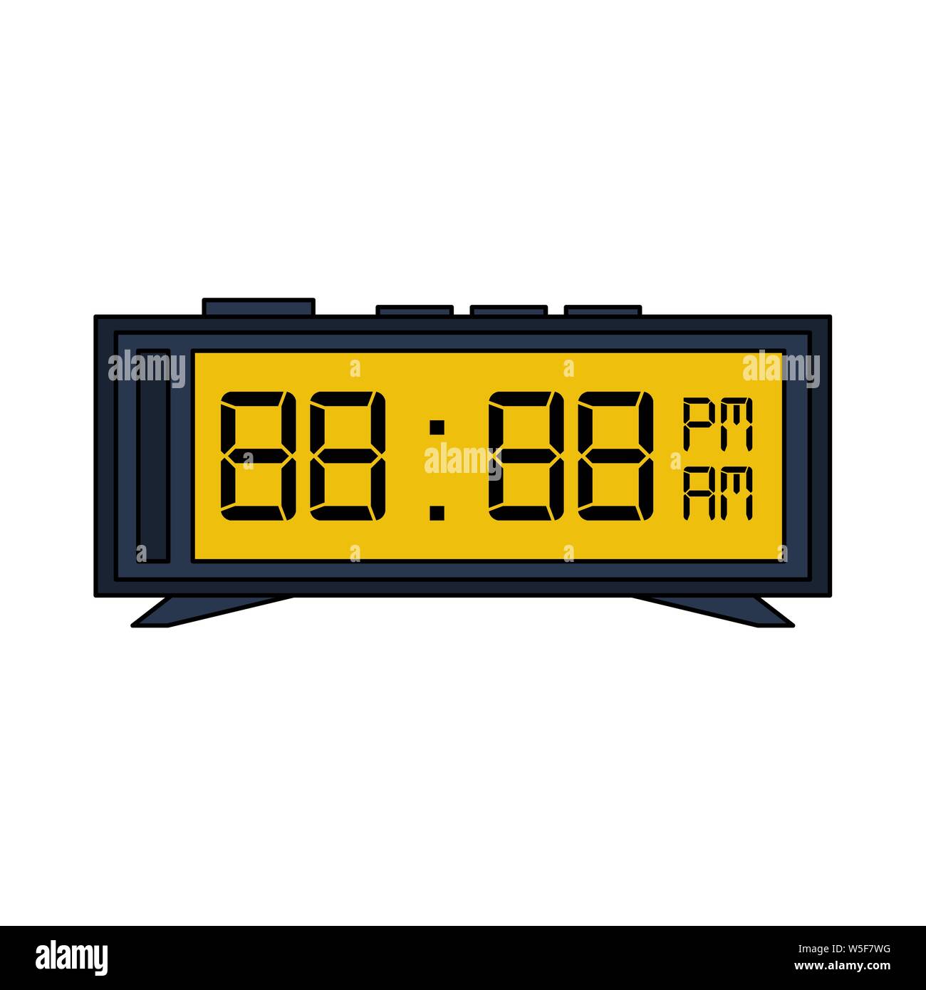 time clock watch alarm cartoon Stock Vector Image & Art - Alamy