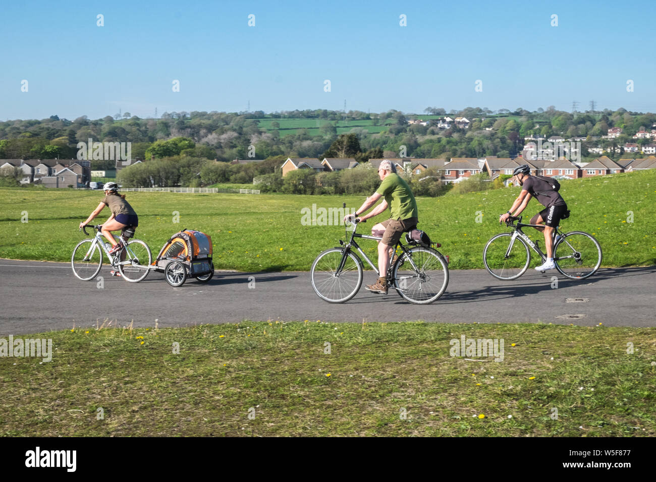 Welsh Coast Path Bike High Resolution Stock Photography and Images - Alamy