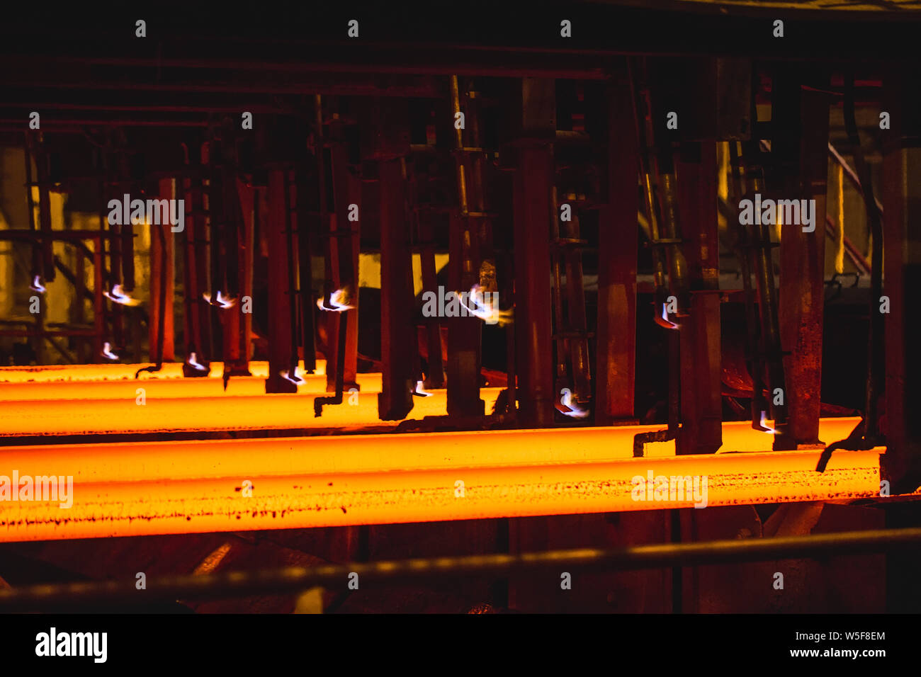 Hot billet continuous casting strand hi-res stock photography and ...