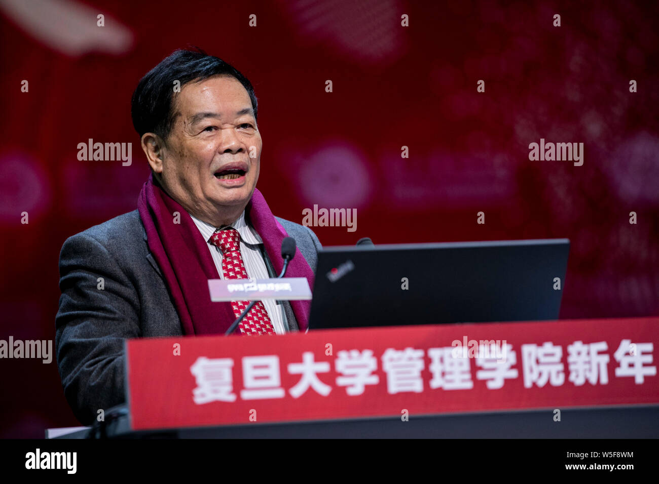 --FILE--Cho Tak Wong (Cao Dewang), Chairman of Fuyao Group and Chairman ...
