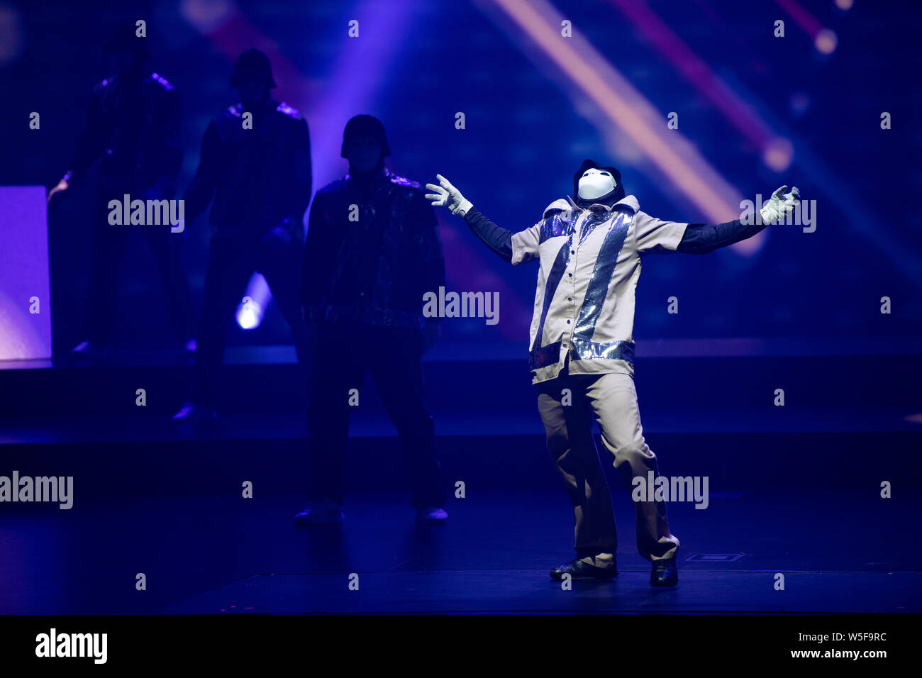Members jabbawockeez hip hop dance crew hi-res stock photography and ...