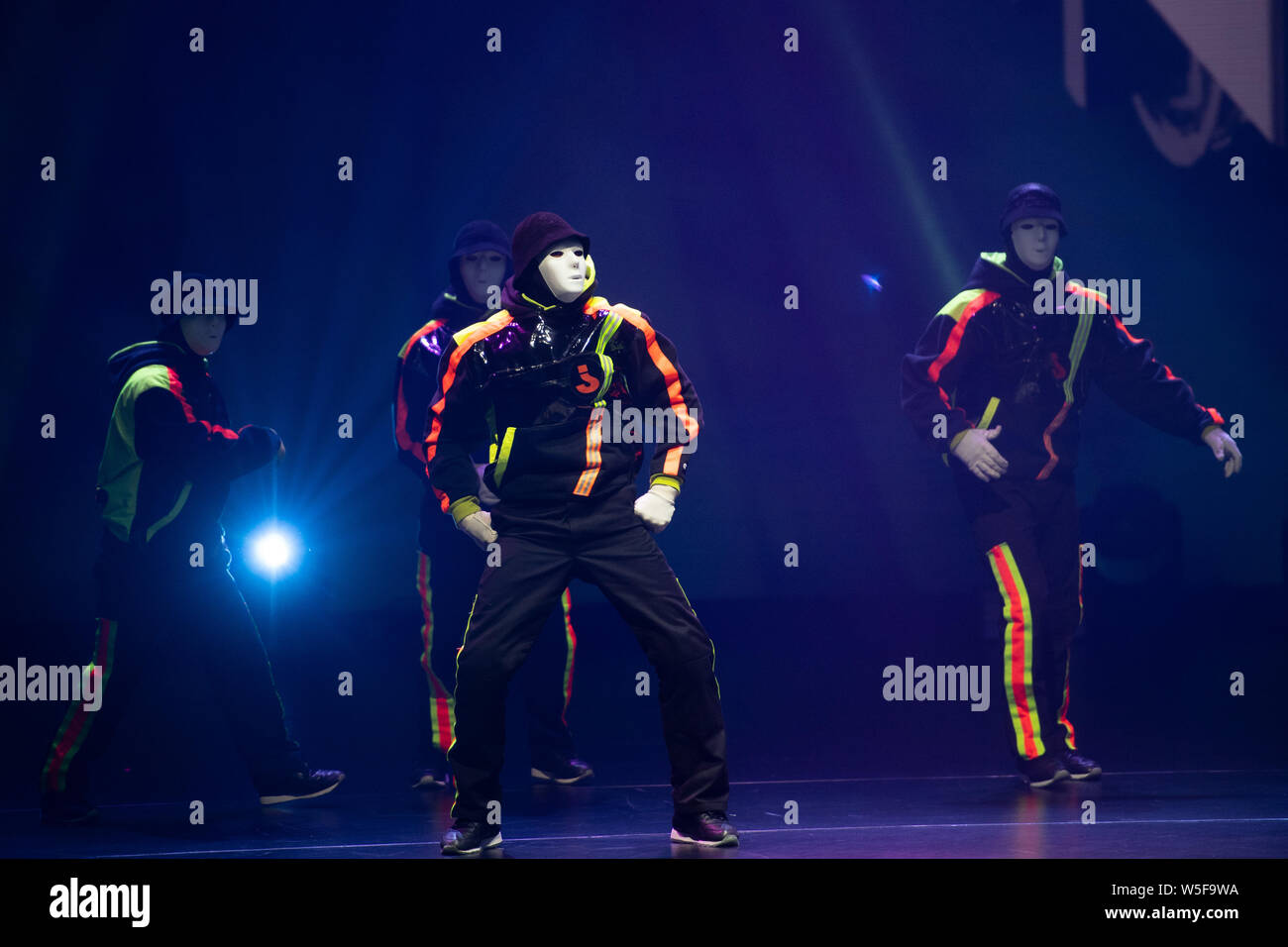 Members jabbawockeez hip hop dance crew hi-res stock photography and ...