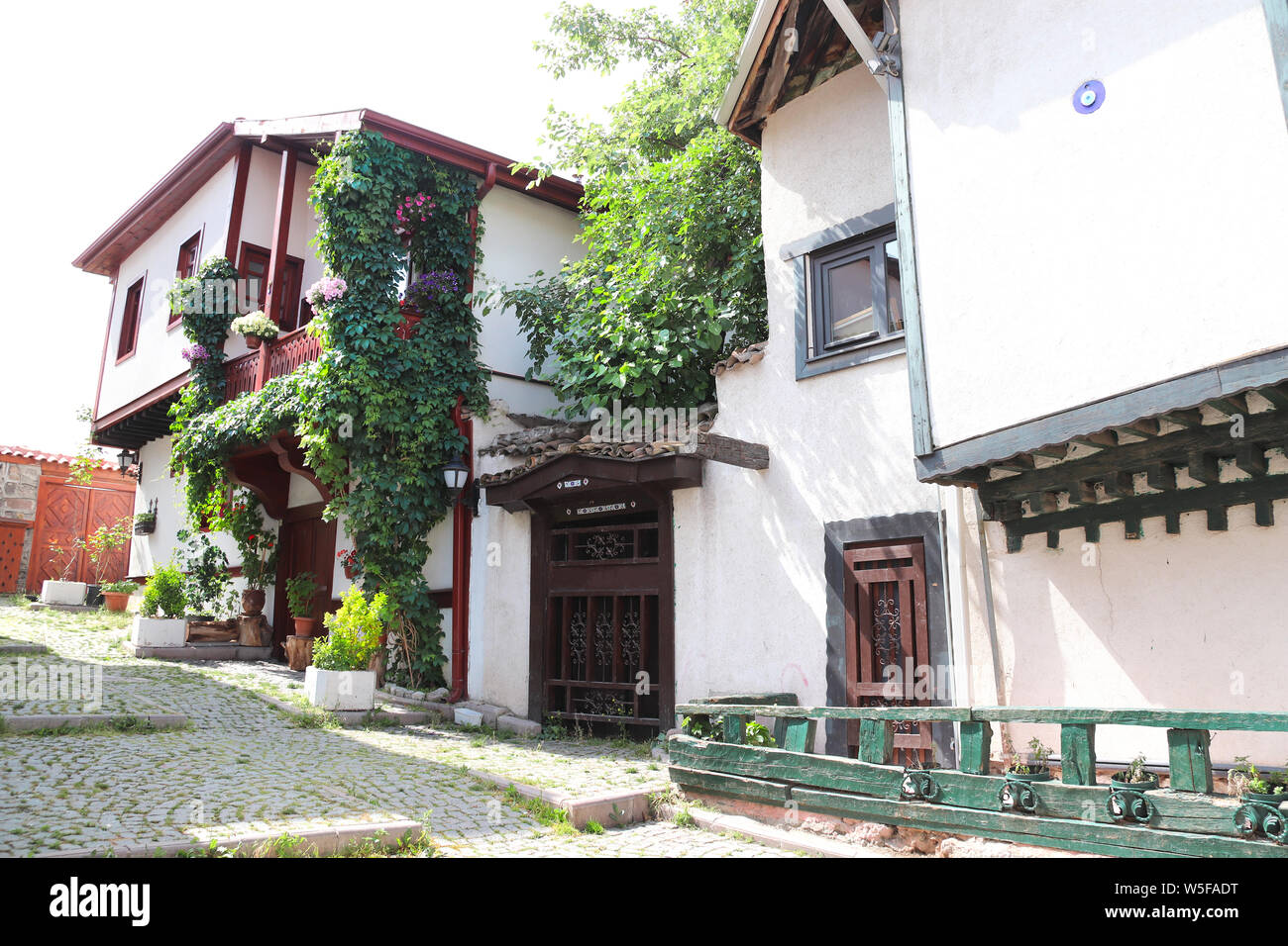 Medieval houses in old town Kaleici in Ankara, Turkey Stock Photo - Alamy