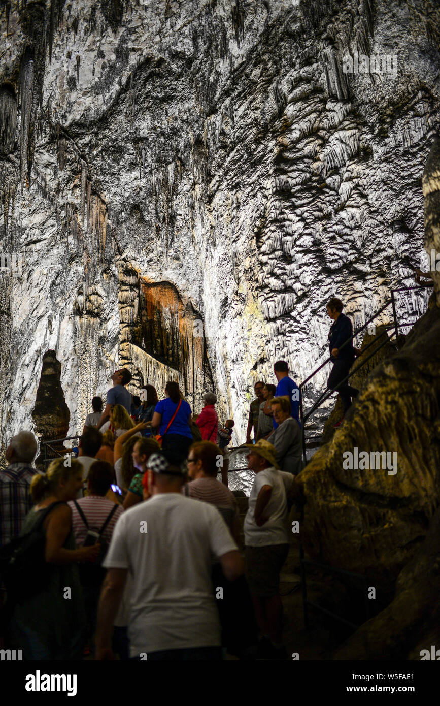 Caves of Artà (Coves d’Artà) in the municipality of Capdepera, in the ...