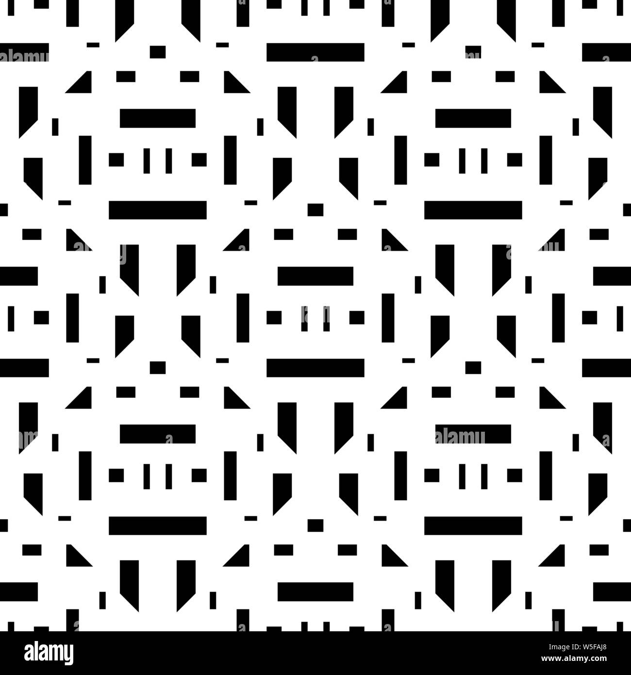 Vector seamless pattern. Modern stylish texture. Repeating geometric ...