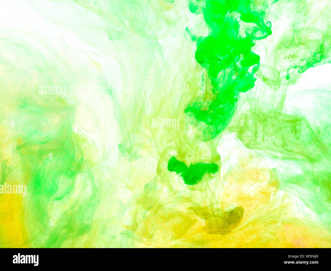 Poster color in water. Abstract background Stock Photo - Alamy