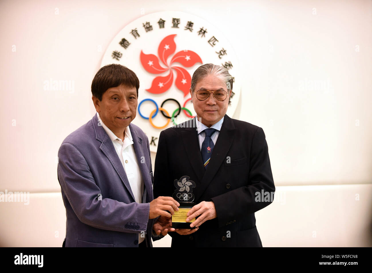Hong Kong tycoon Timothy Fok Tsun-Ting, President of the Sports ...