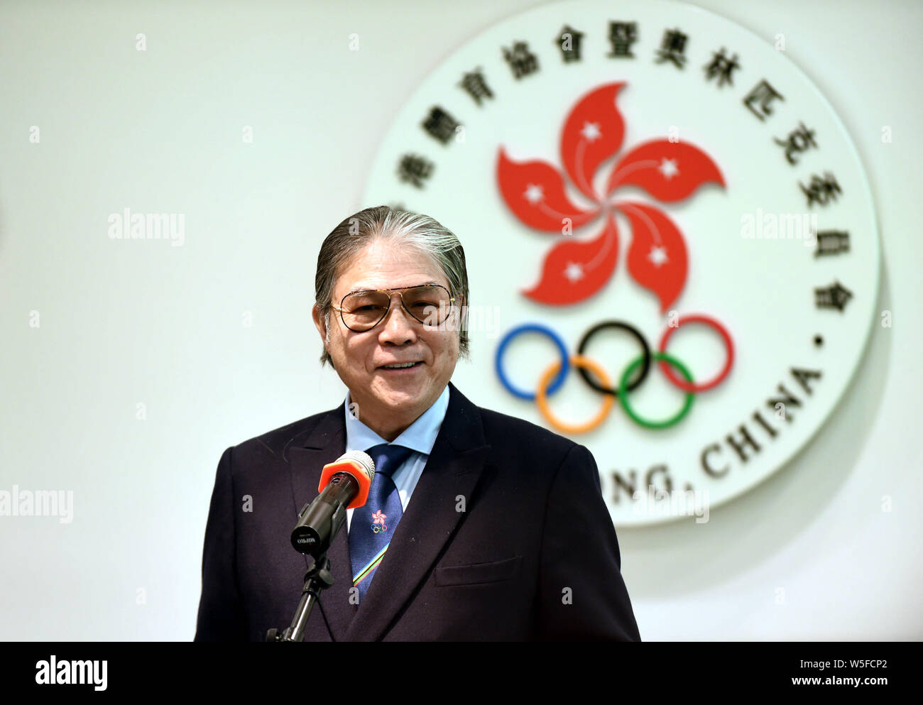 Hong Kong tycoon Timothy Fok Tsun-Ting, President of the Sports ...