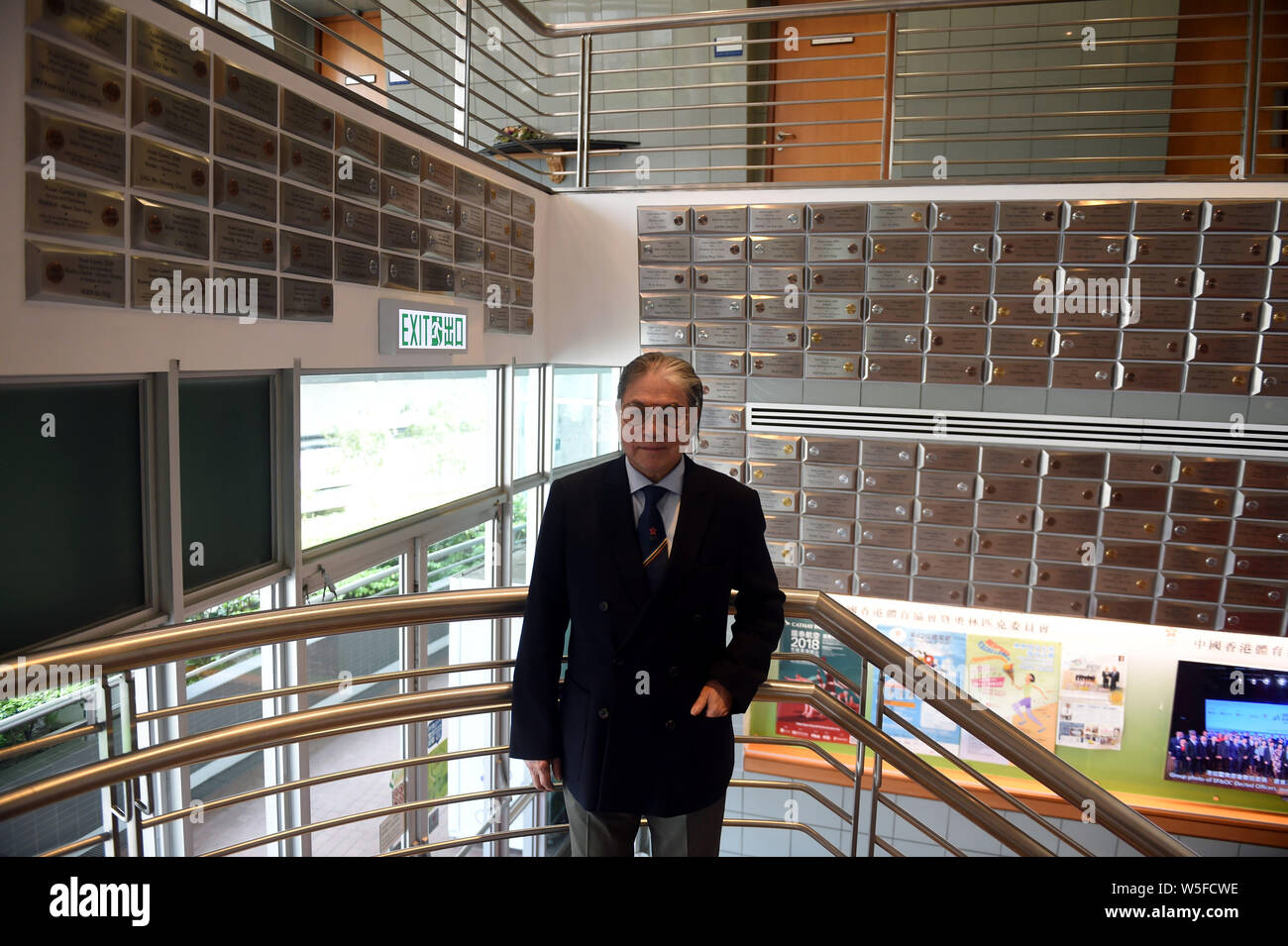 Hong Kong tycoon Timothy Fok Tsun-Ting, President of the Sports ...