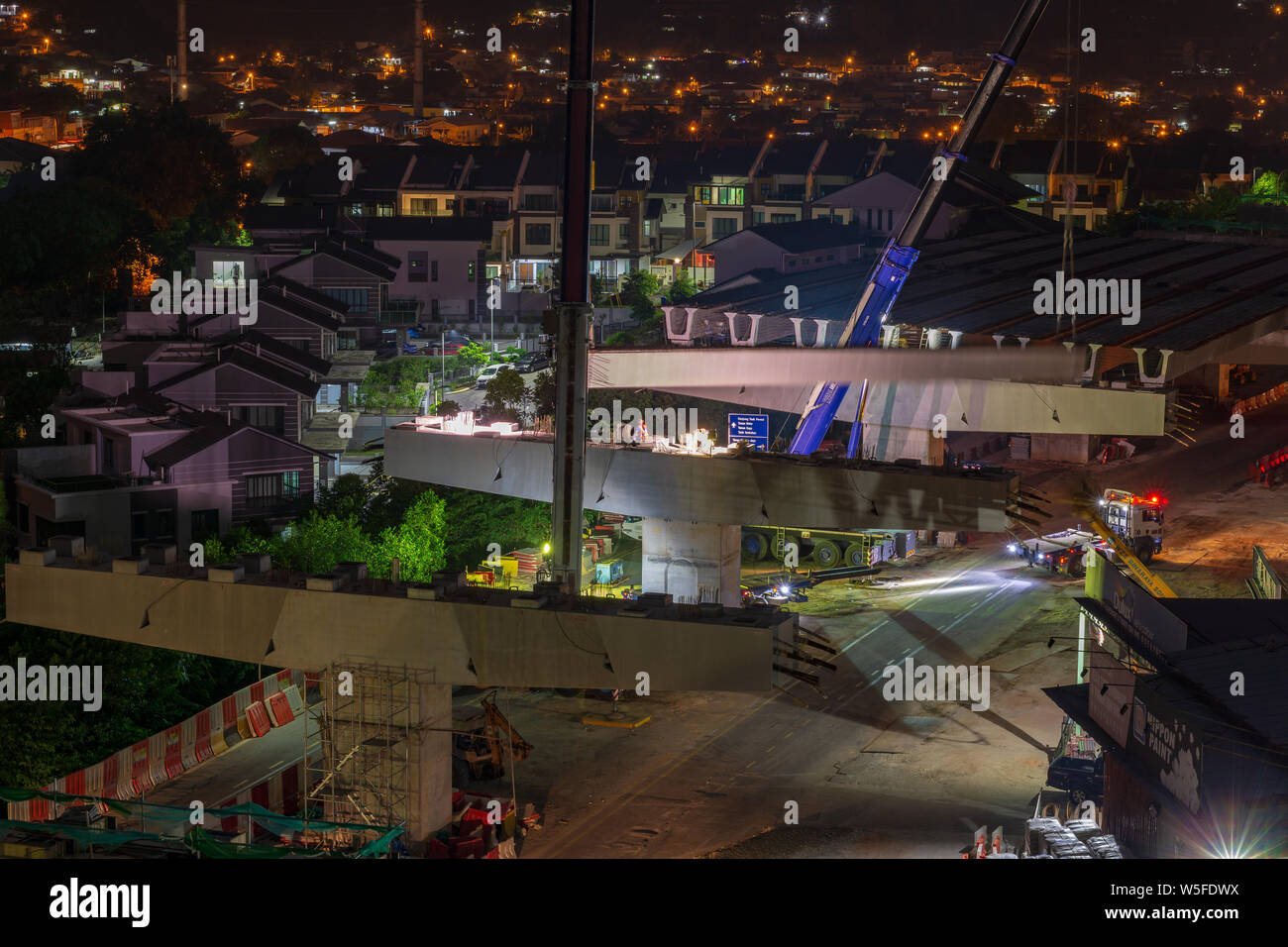Road construction on progress for SUKE elevated highway. Once complete ...