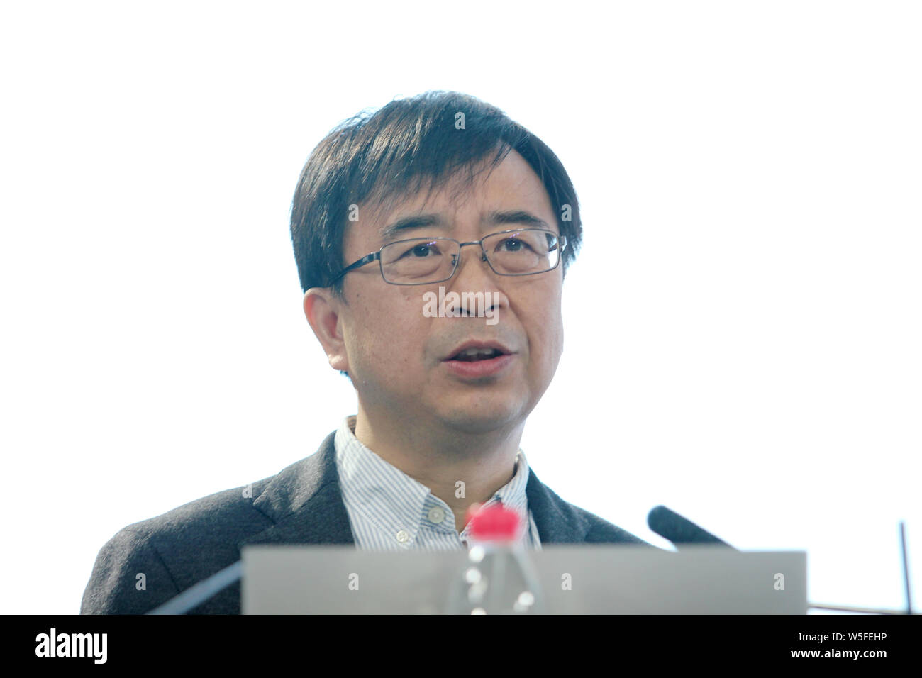 --FILE--Pan Jianwei, a renowned Chinese physicist and professor at the ...