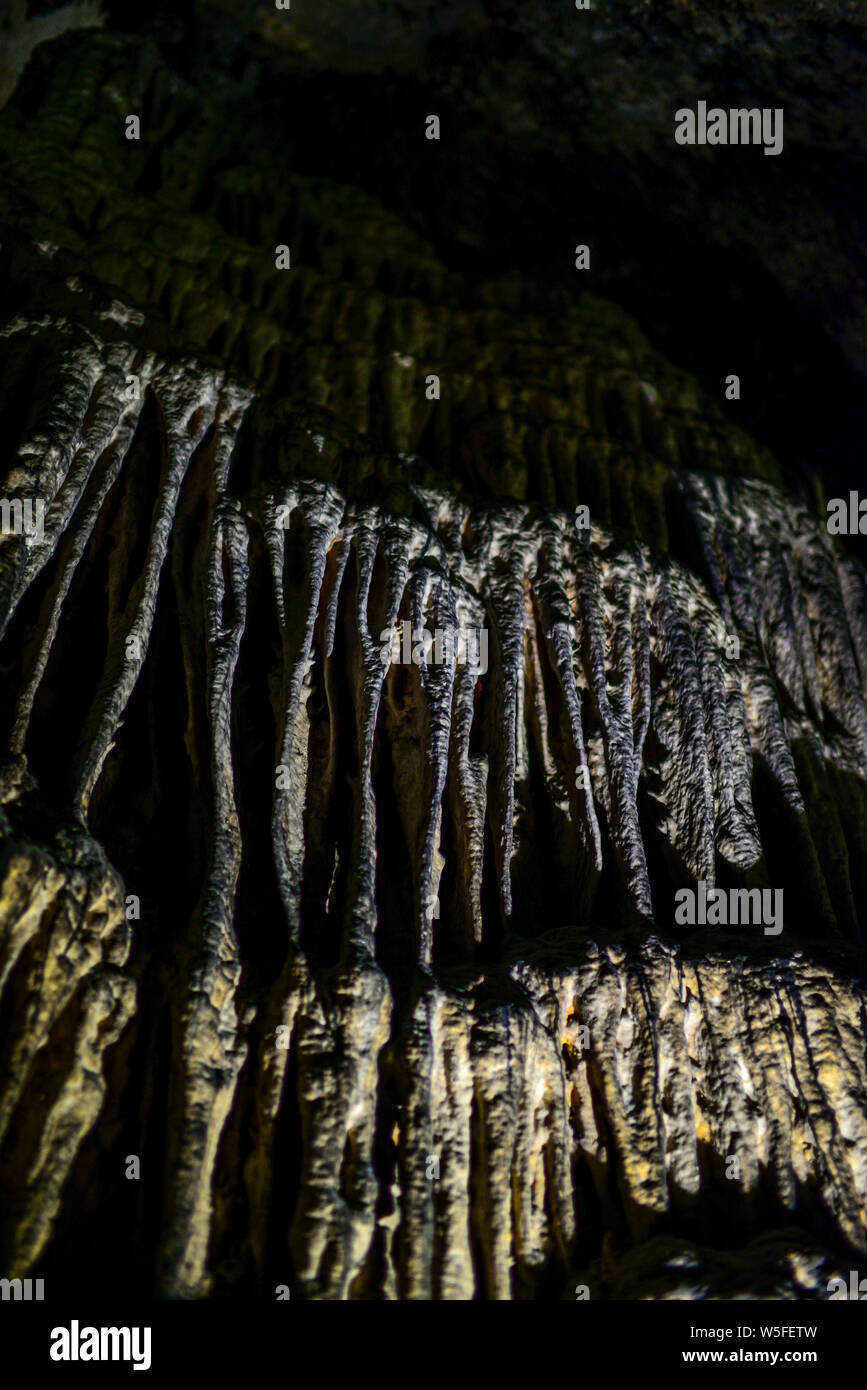 Caves of Artà (Coves d’Artà) in the municipality of Capdepera, in the ...
