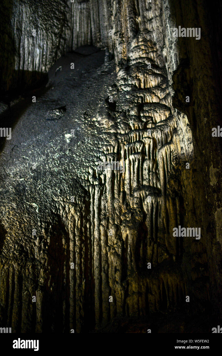 Caves of Artà (Coves d’Artà) in the municipality of Capdepera, in the ...