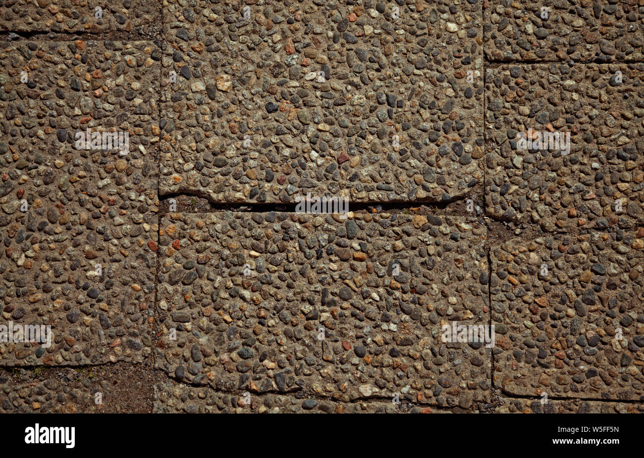 Concrete embedded stones hi-res stock photography and images - Alamy