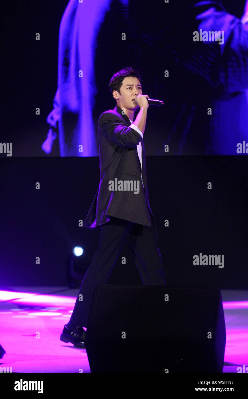South Korean actor Choi Jin-hyuk attends a fan meeting event in Taipei ...