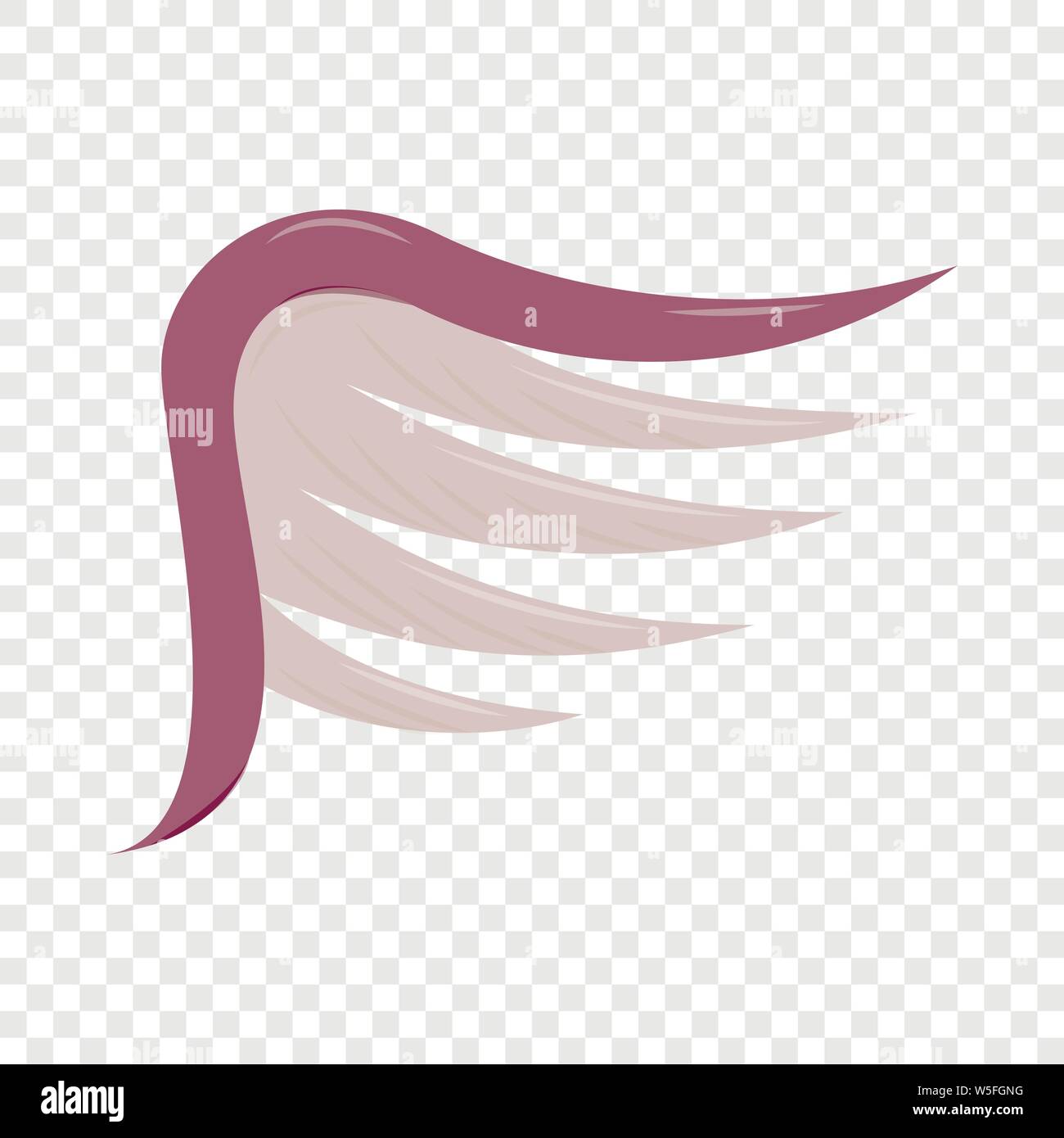 Bird wing icon, cartoon style Stock Vector Image & Art - Alamy