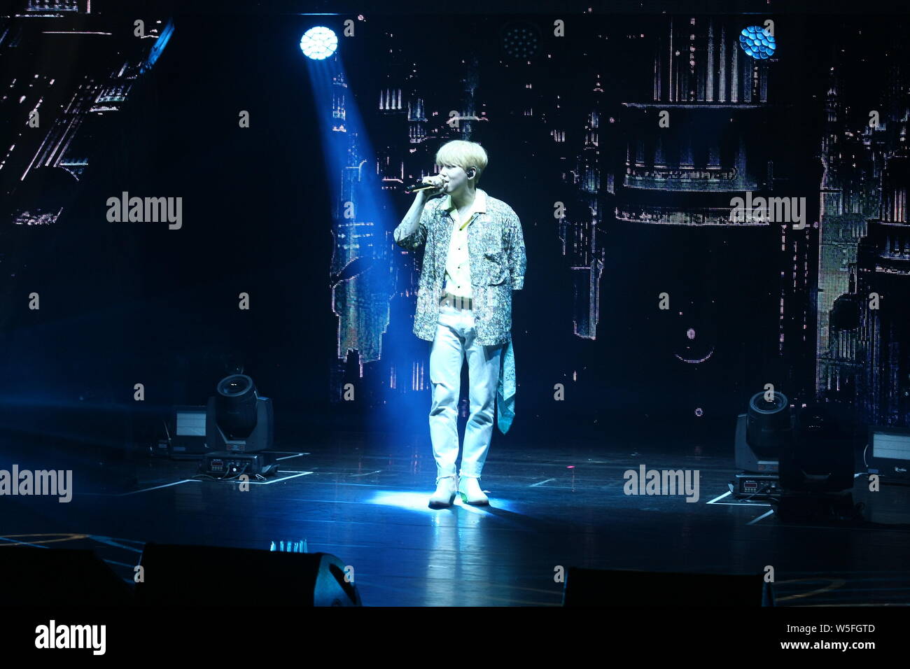 South Korean singer and actor Lee Hong-gi of South Korean rock band F.T ...
