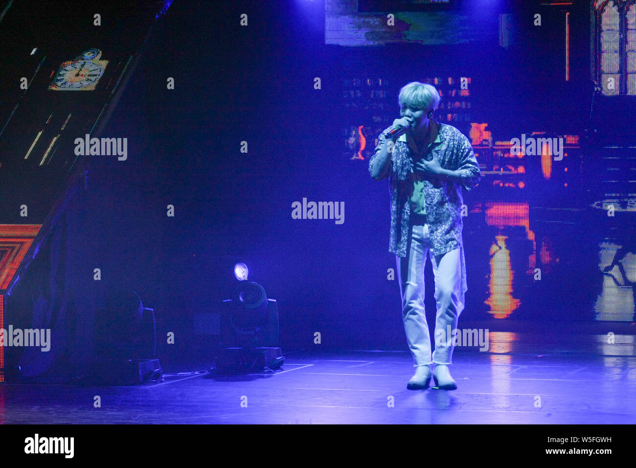 South Korean singer and actor Lee Hong-gi of South Korean rock band F.T ...