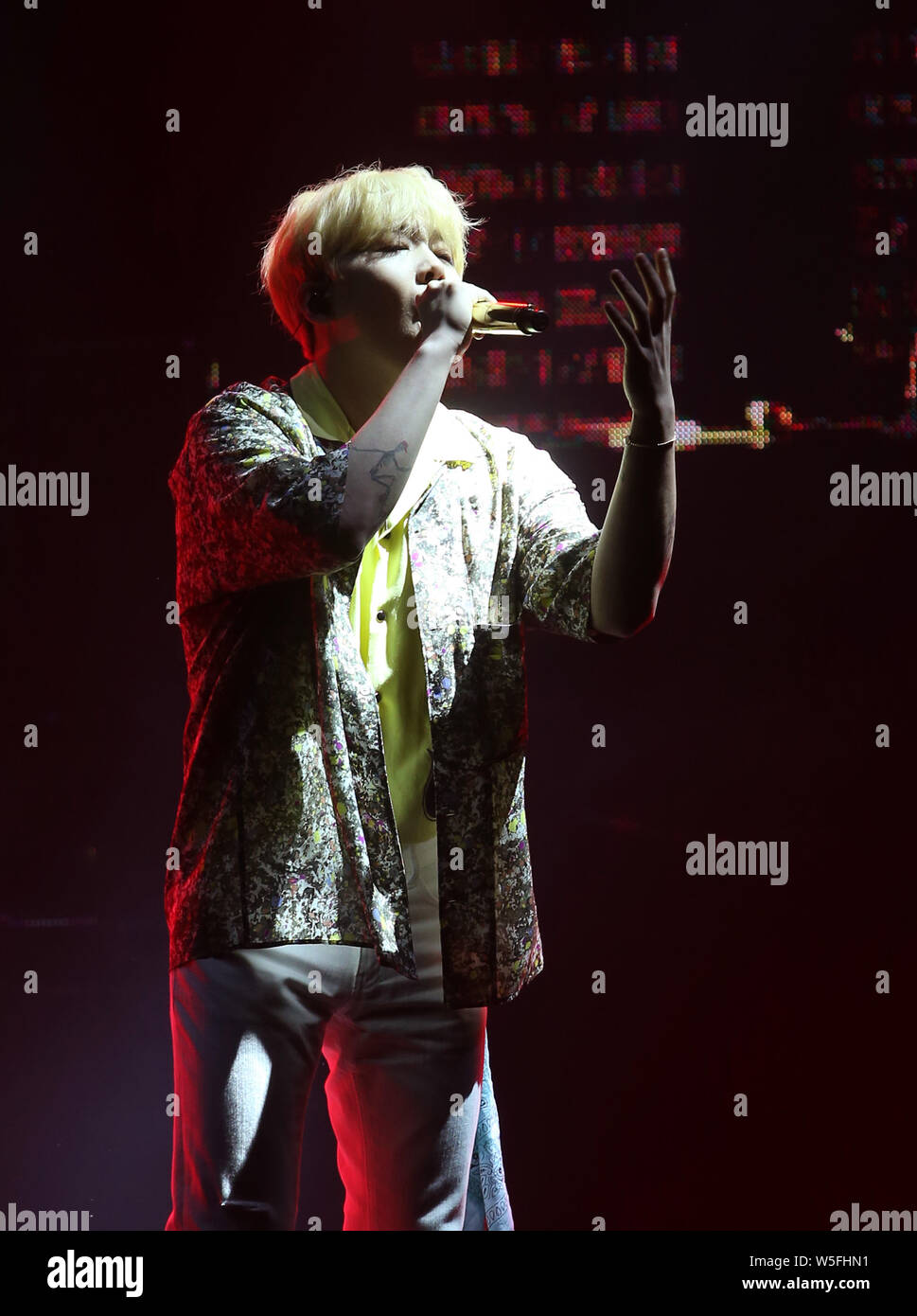 **TAIWAN OUT**South Korean singer-songwriter and actor Lee Hong-gi or ...