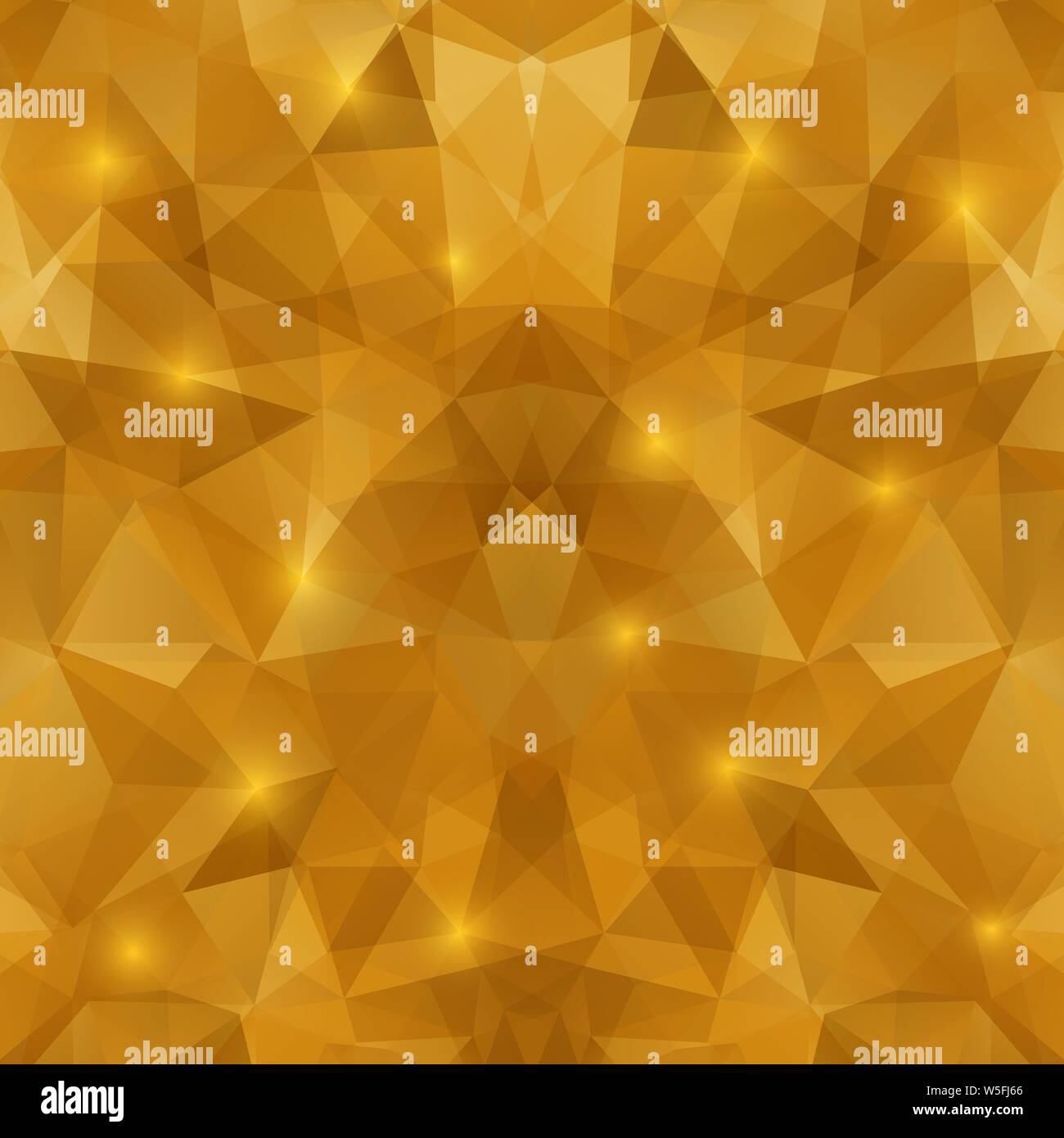 Abstract Gold Triangle Geometrical Background, Vector Illustration ...