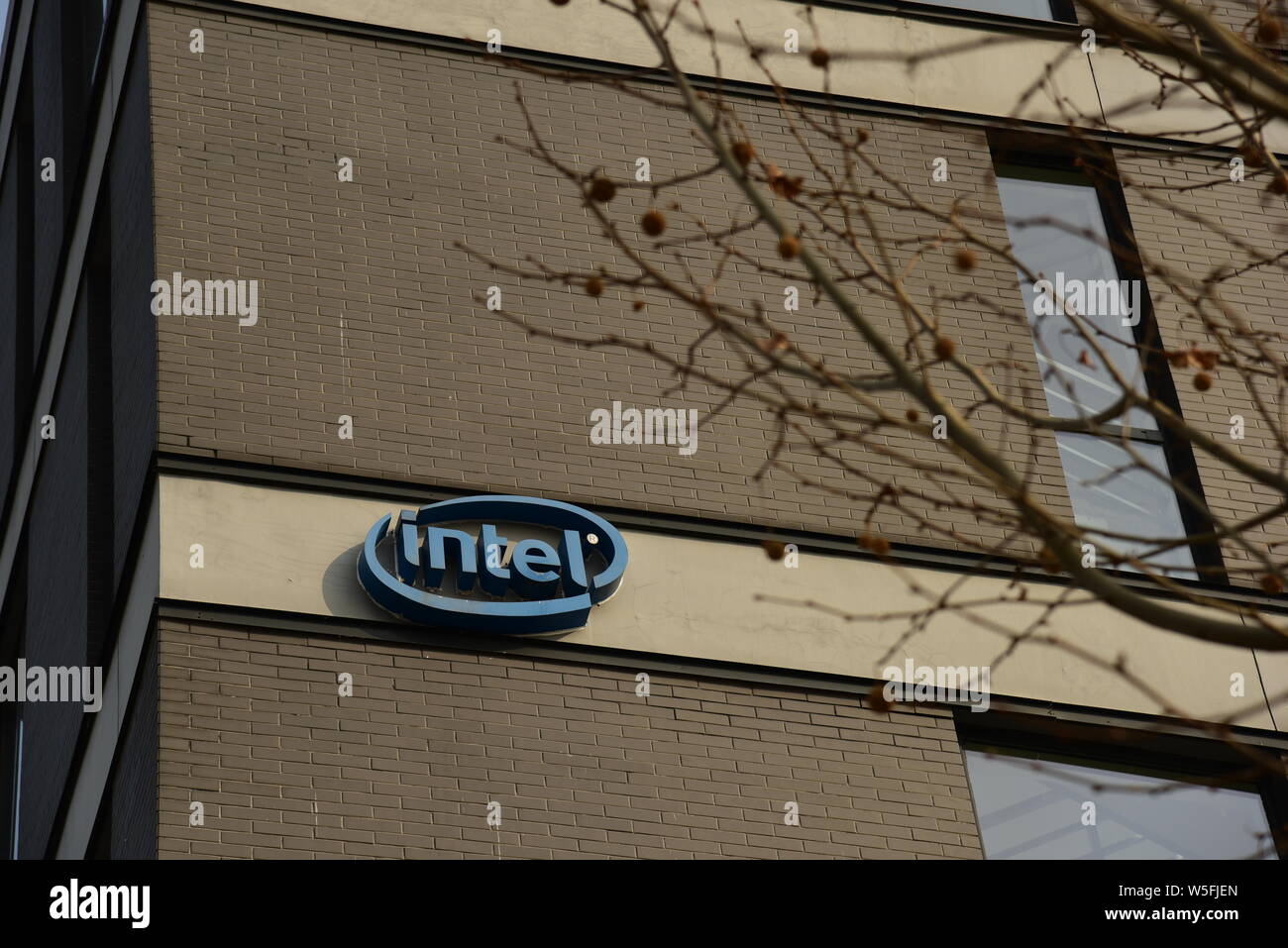 --FILE--View of an office building of United States chip giant Intel ...