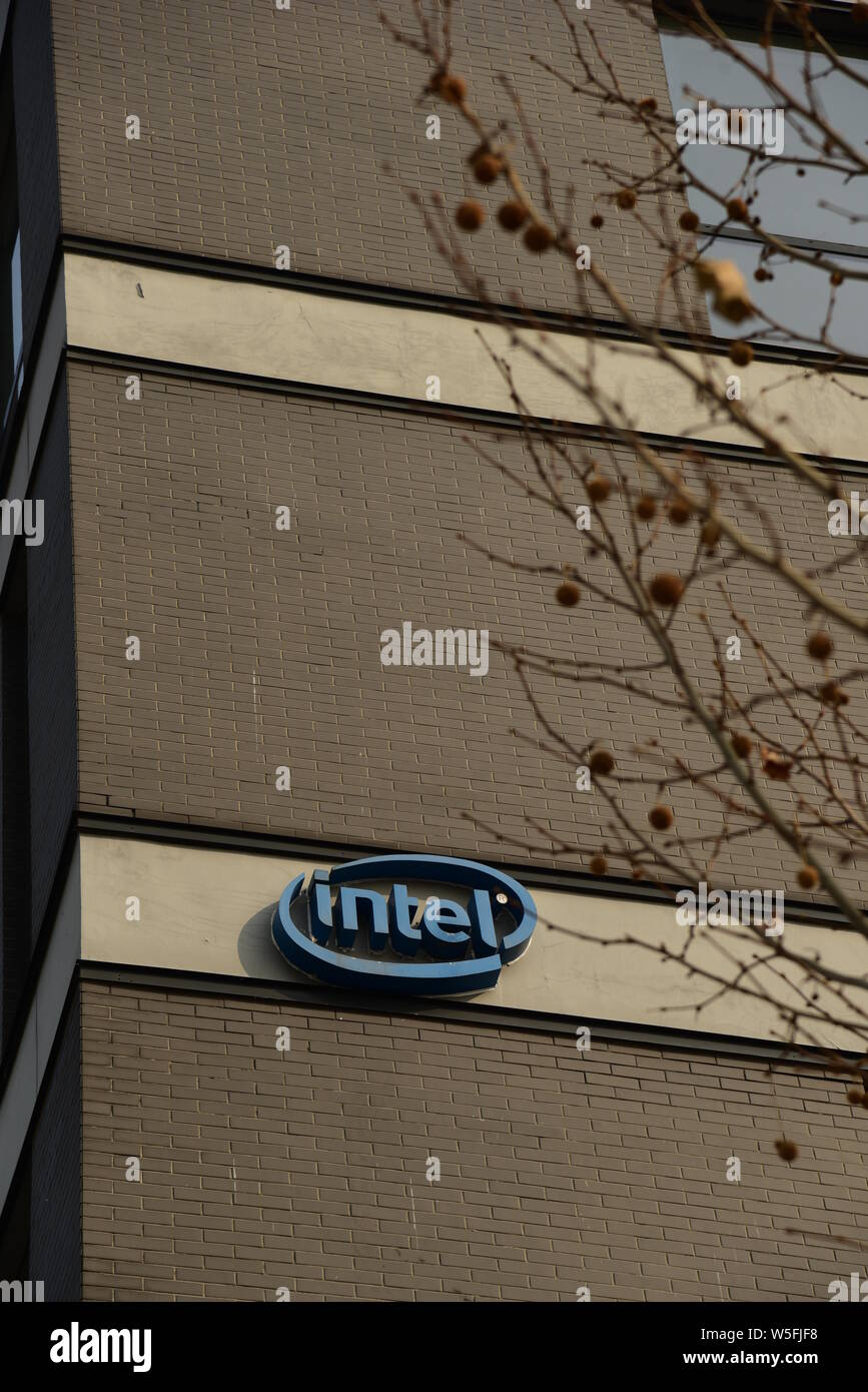 --FILE--View of an office building of United States chip giant Intel ...