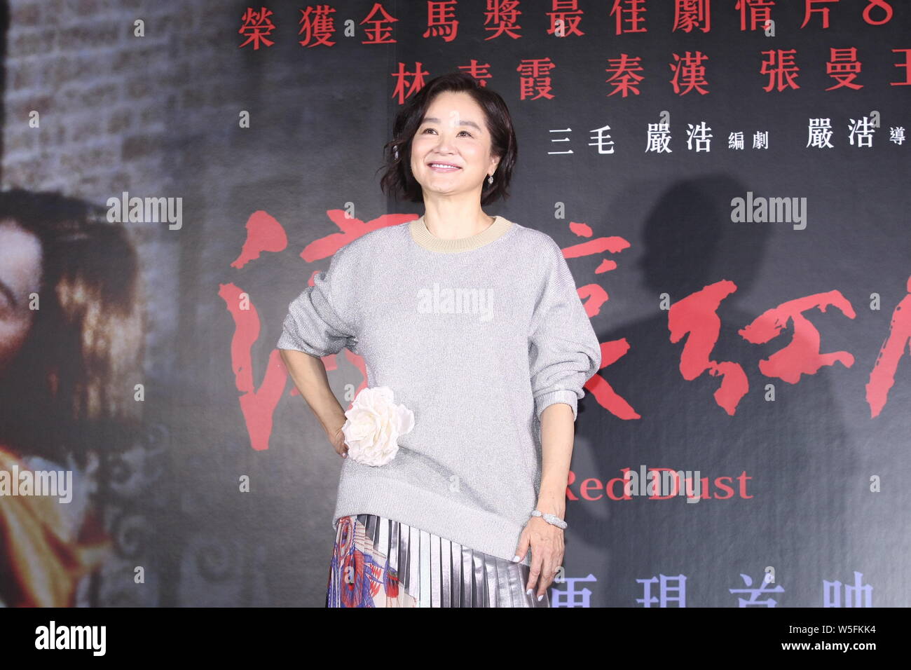 Taiwanese actress Brigitte Lin Ching-hsia attends a premiere event for ...
