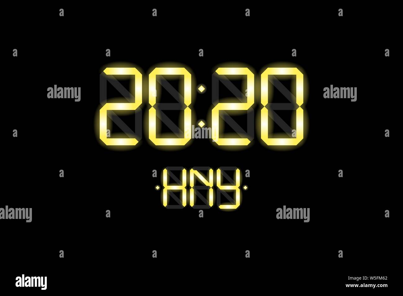 Gold clock numbers Stock Vector Images - Alamy