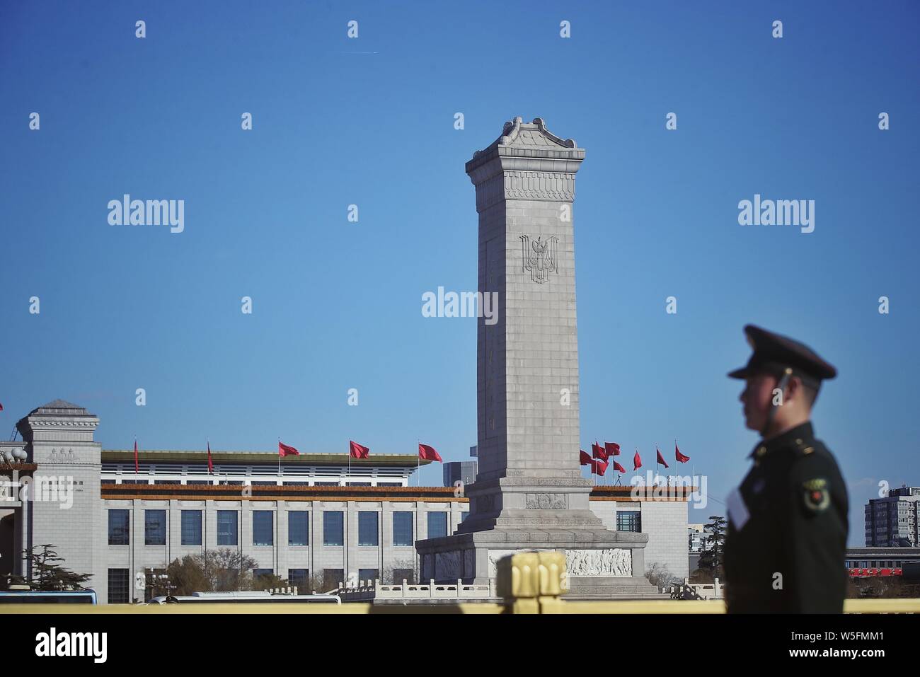 Chinese pla soldier in beijing hi-res stock photography and images - Alamy