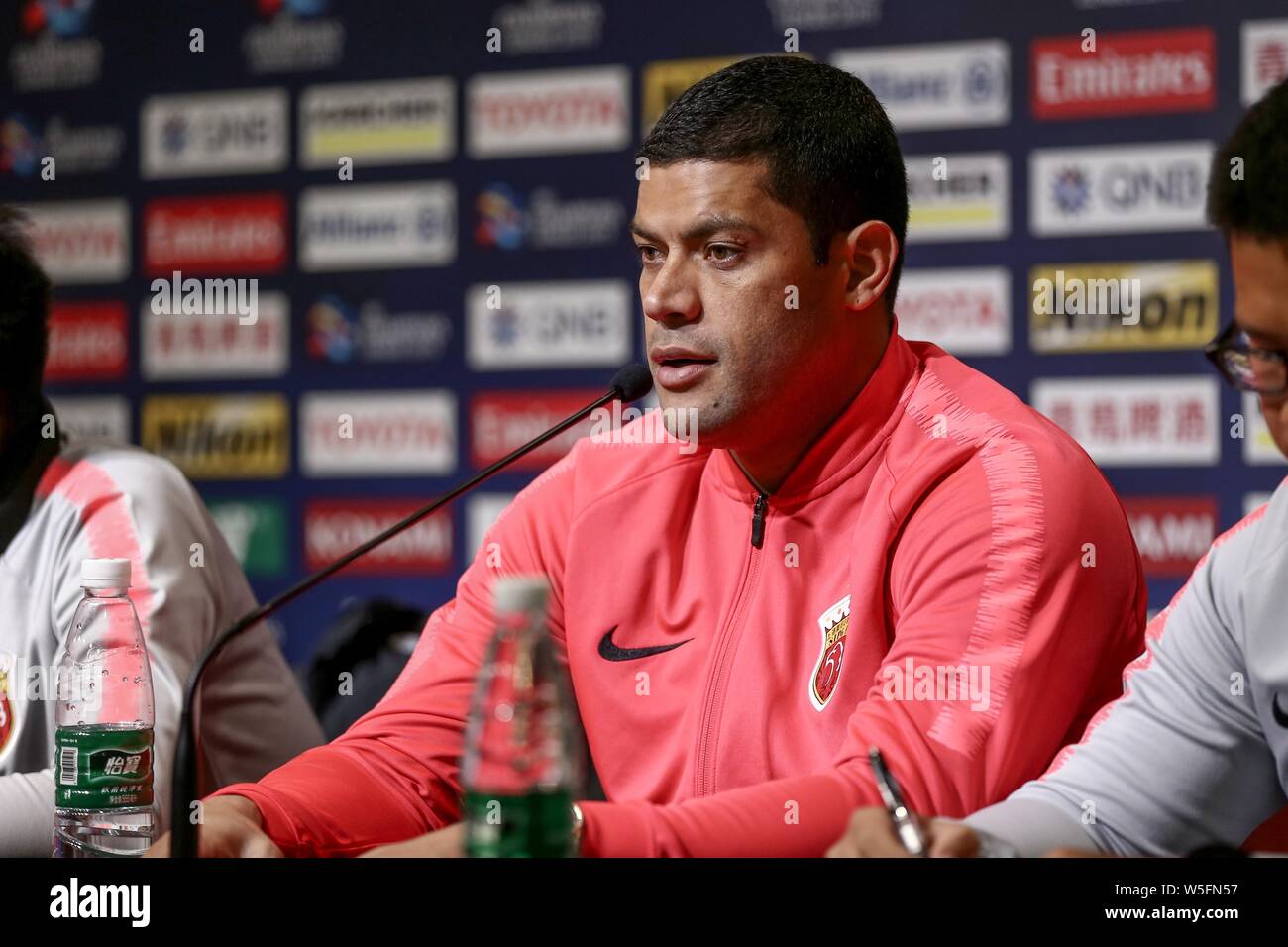 Brazilian football player Givanildo Vieira de Sousa, known as Hulk, of China's Shanghai SIPG F.C ...