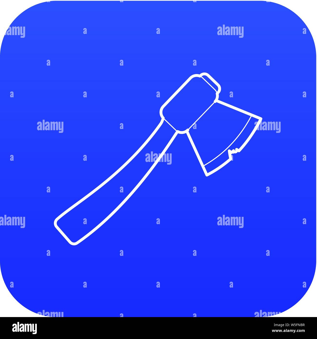 Axe icon blue vector Stock Vector Image & Art - Alamy