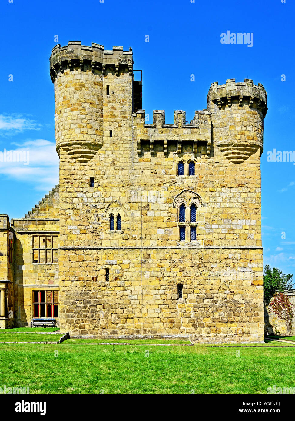 Belsay castle hi-res stock photography and images - Alamy