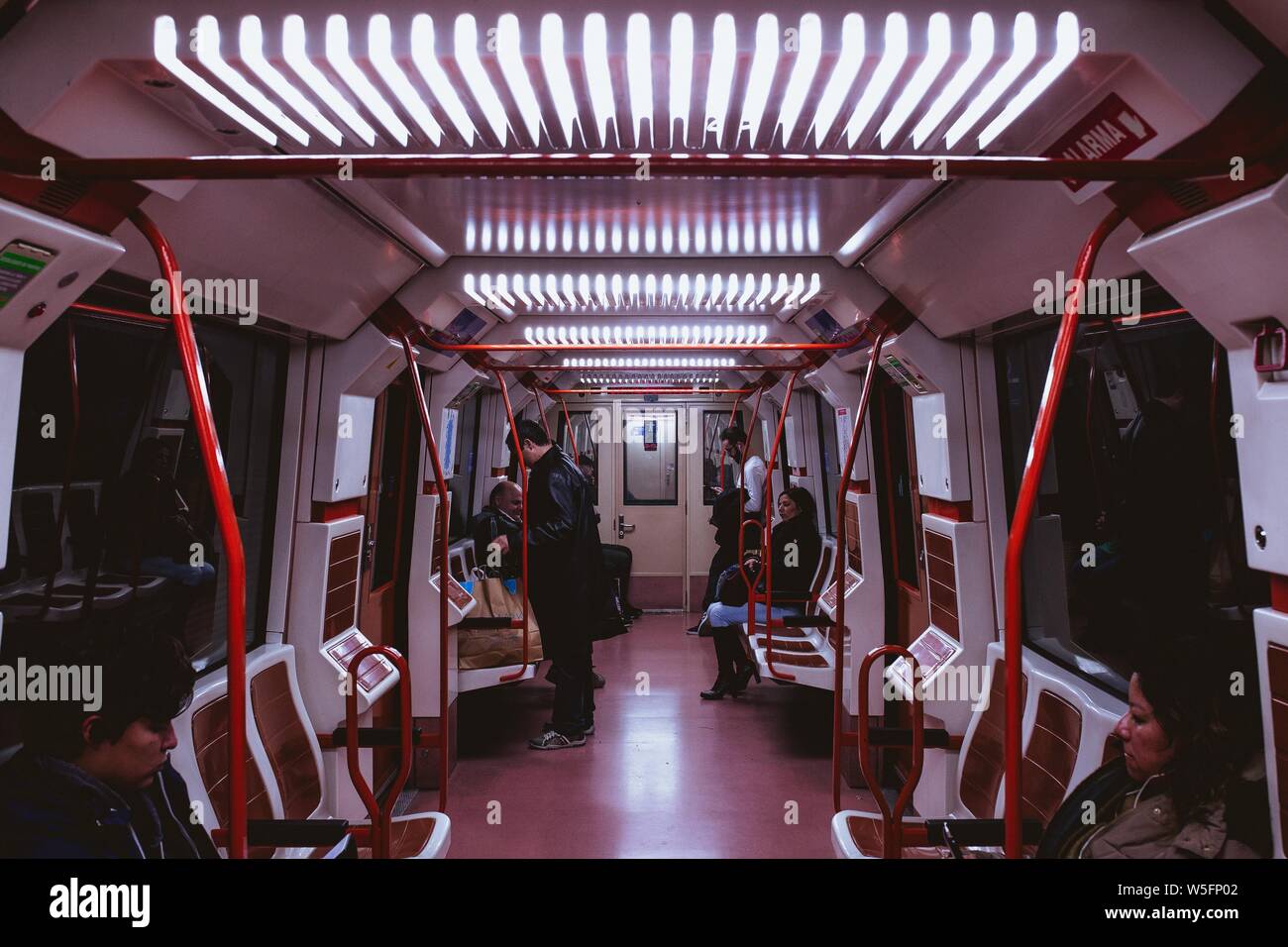 Random people on the train hi-res stock photography and images - Alamy