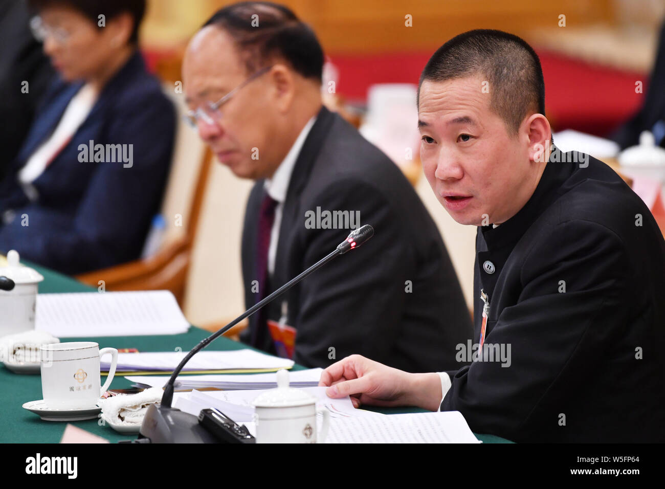 Luo Peng, chief executive officer and co-founder of Guiyang Huochebang ...