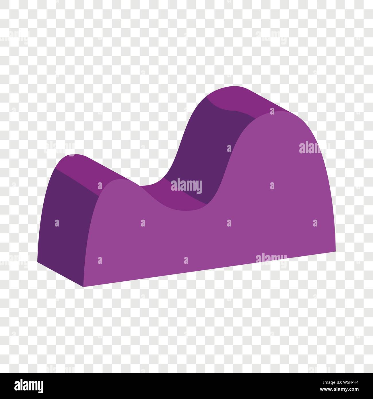 Purple graph curve icon, cartoon style Stock Vector Image & Art - Alamy