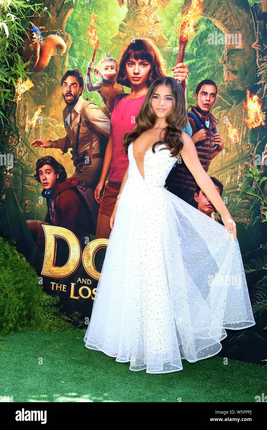 Los Angeles, CA, USA. 28th July, 2019. Isabela Moner at arrivals for ...