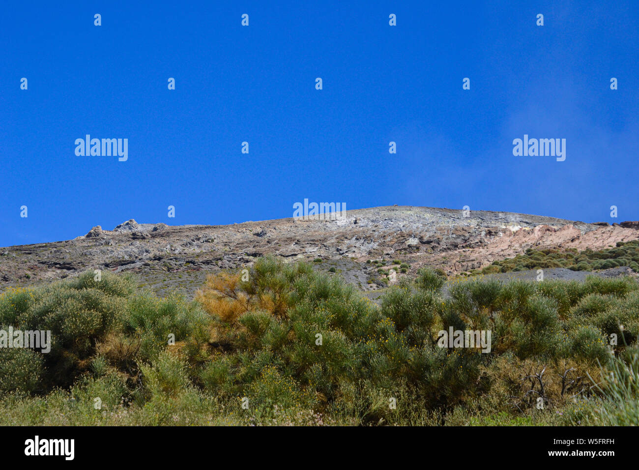 Landscape of Volcano island in Sicily Stock Photo - Alamy