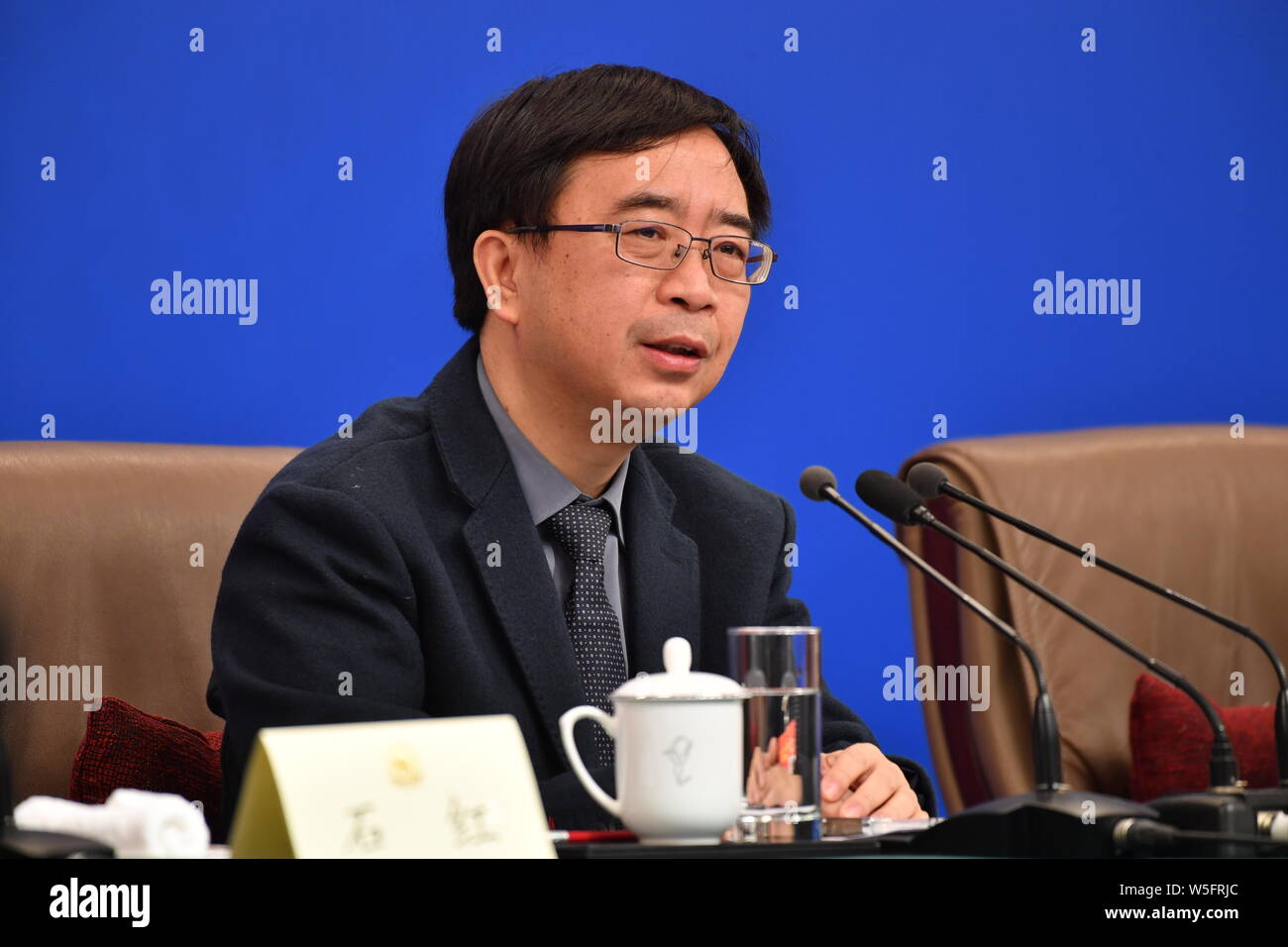 --FILE--Pan Jianwei, a renowned Chinese physicist and professor at the University of Science and ...
