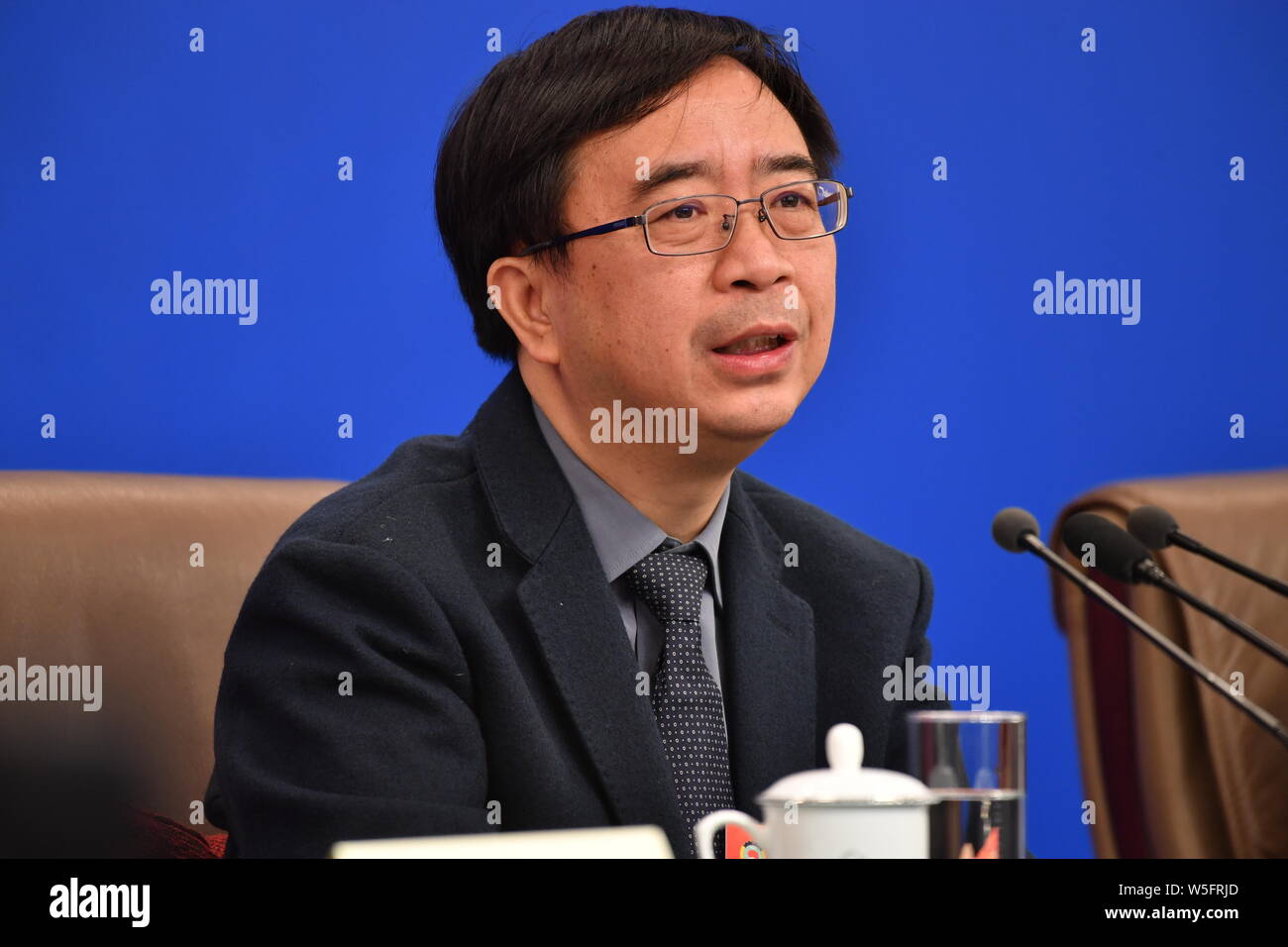 --FILE--Pan Jianwei, a renowned Chinese physicist and professor at the ...
