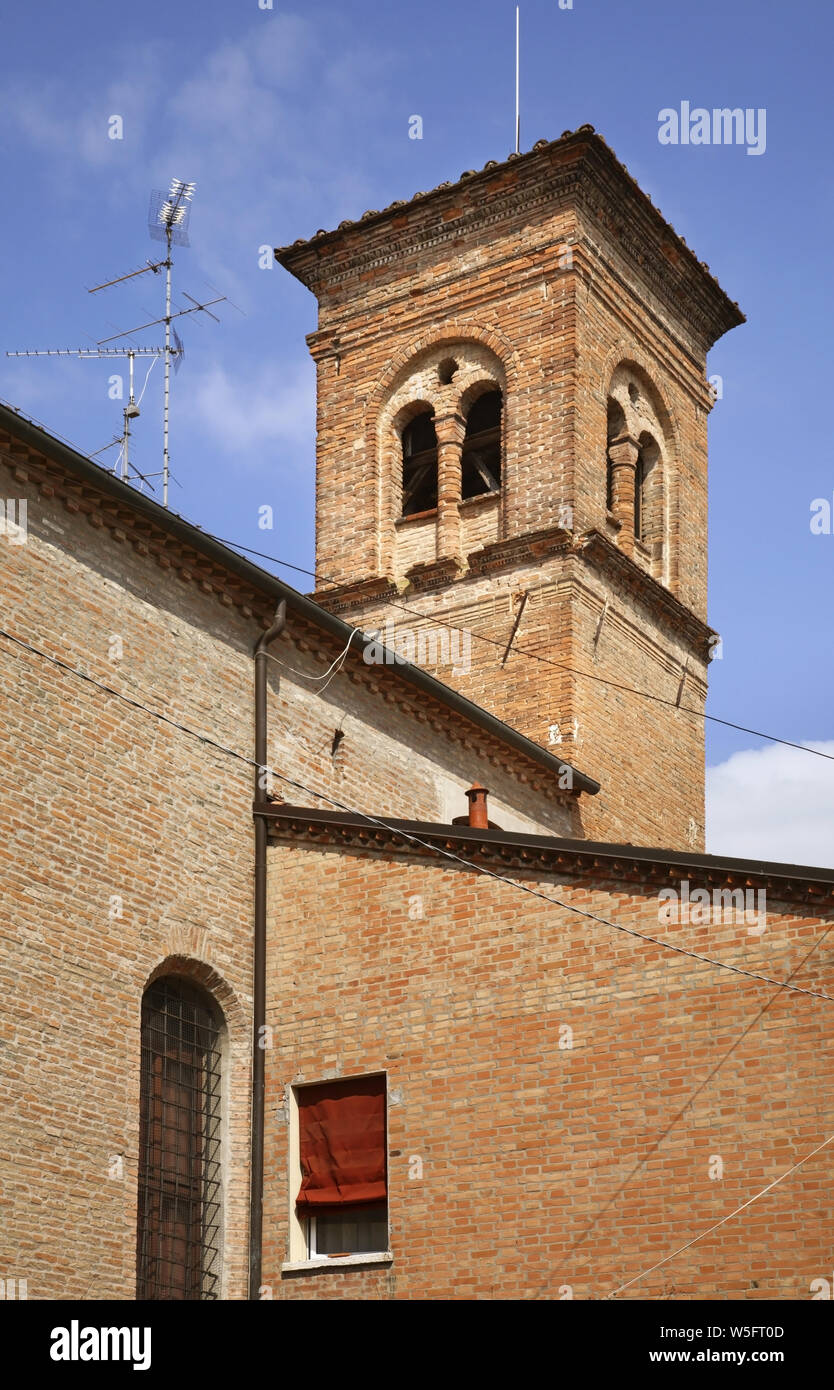 Church of St. Monica in Ferrara. Italy Stock Photo - Alamy