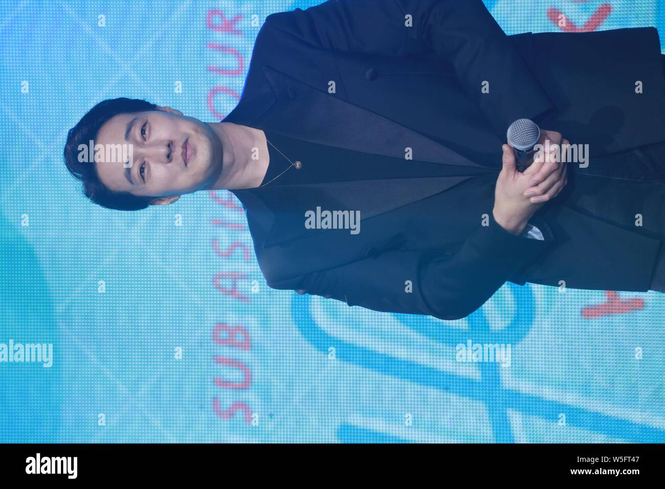 South Korean actor So Ji-sub attends the Asia Tour "Hello" fan meeting ...