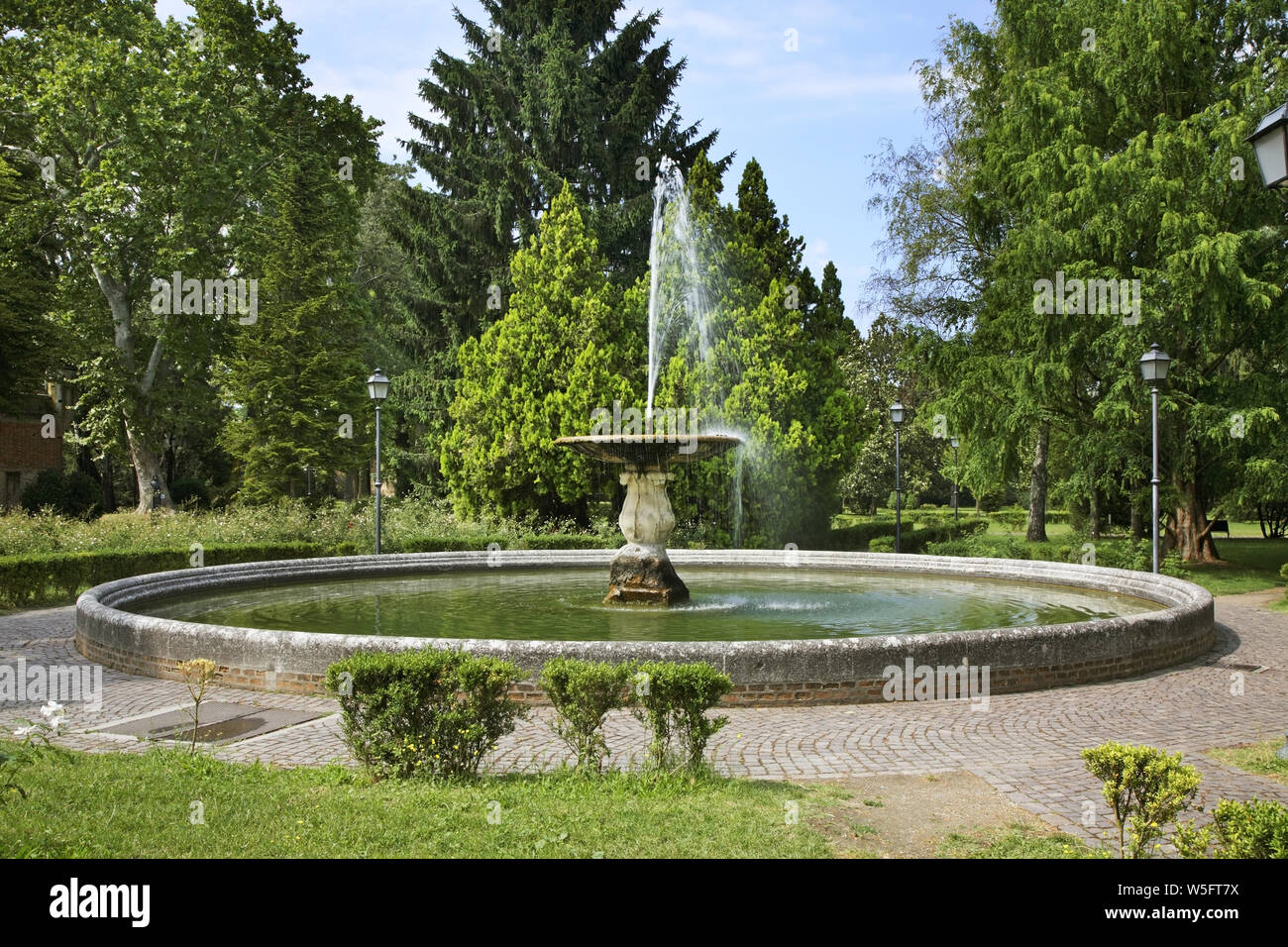 Massari park in Ferrara. Italy Stock Photo - Alamy