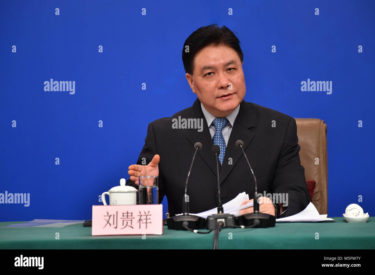 Liu Guixiang, justice and full-time member of the Adjudication ...